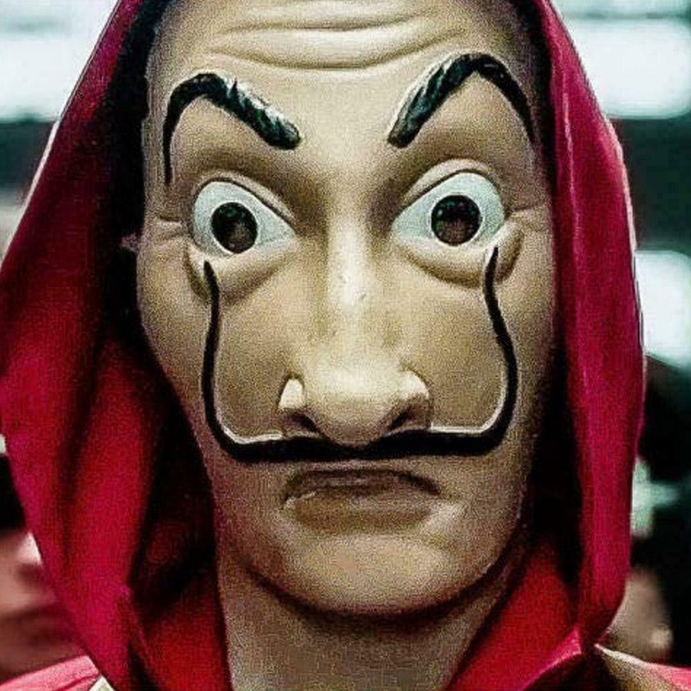 La Casa De Papel Face Mask Salvador Dali Mascara Money Heist Cosplay ...