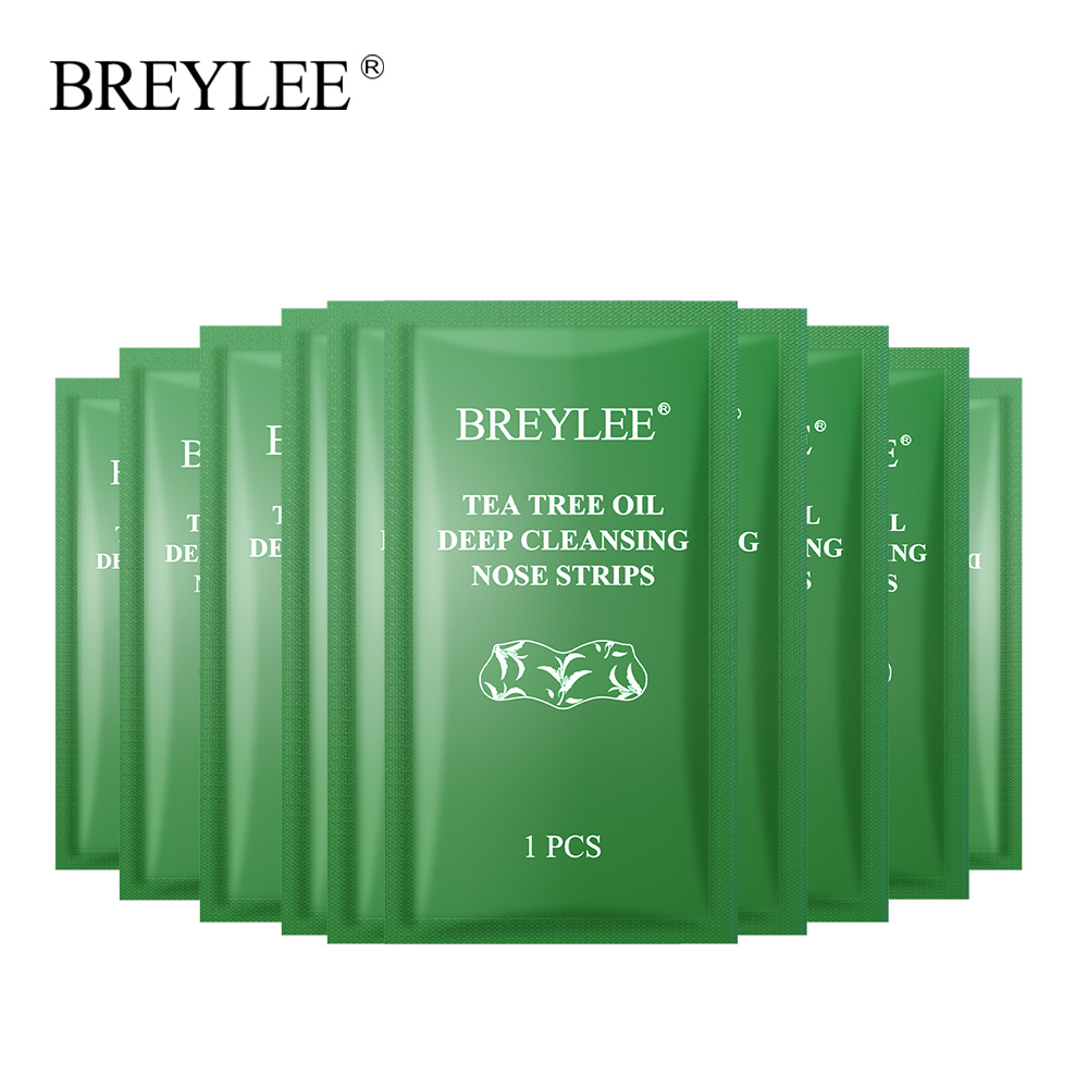 BREYLEE 10pcs Blackhead Removal Nose Strips Skincare Black Peeling Off ...