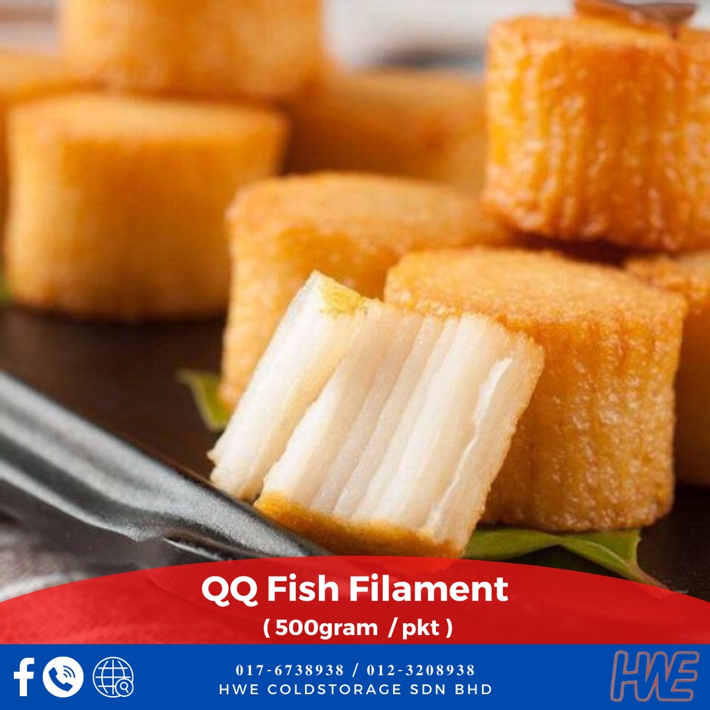 [Halal ] Mushroom Brand QQ Fish Filamant | QQ鱼柱 500g | Shopee Malaysia