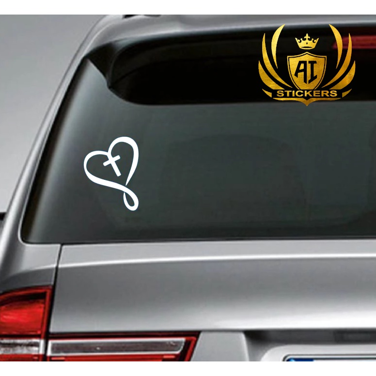 Christian car decal , Love for God is Infinite vinyl car decal sticker ...
