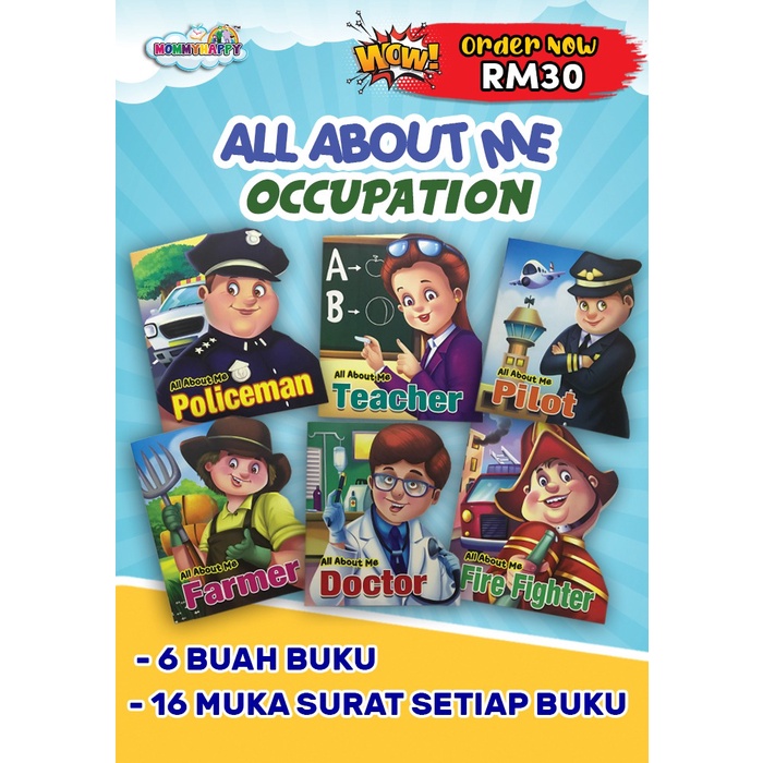 ALL ABOUT ME OCCUPATION (6 SET OF BOOKS) KOLEKSI BUKU CERITA KANAK ...