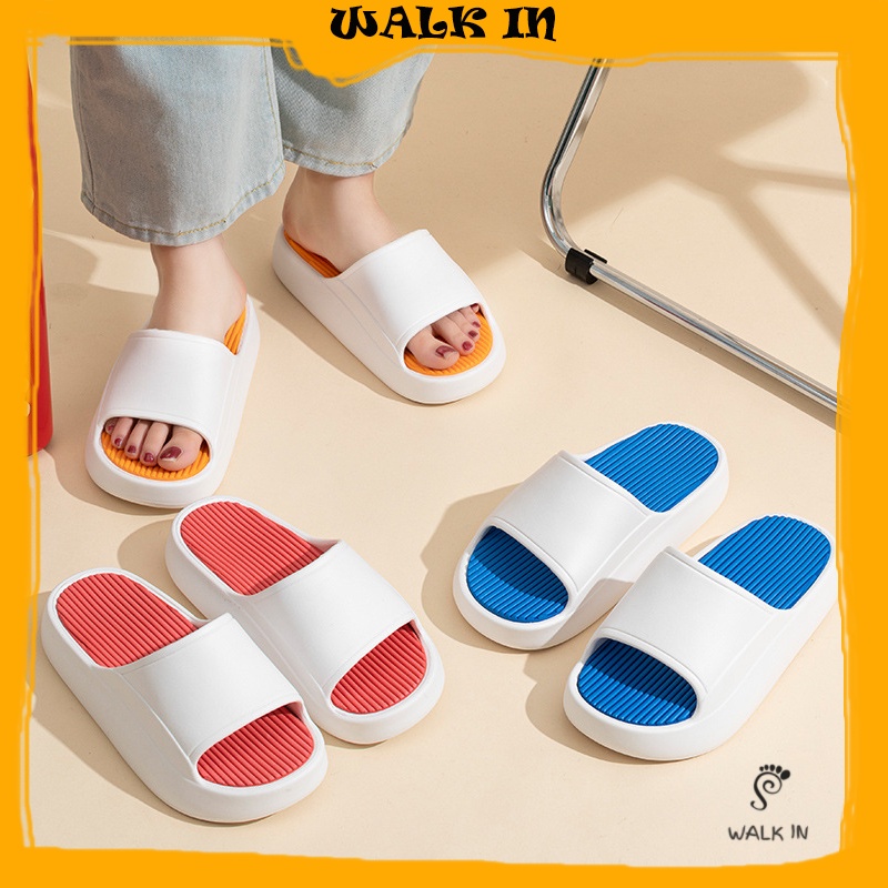 READY STOCK🎁WALK IN Anti-slip Slipper Living Room Indoor Men Women ...