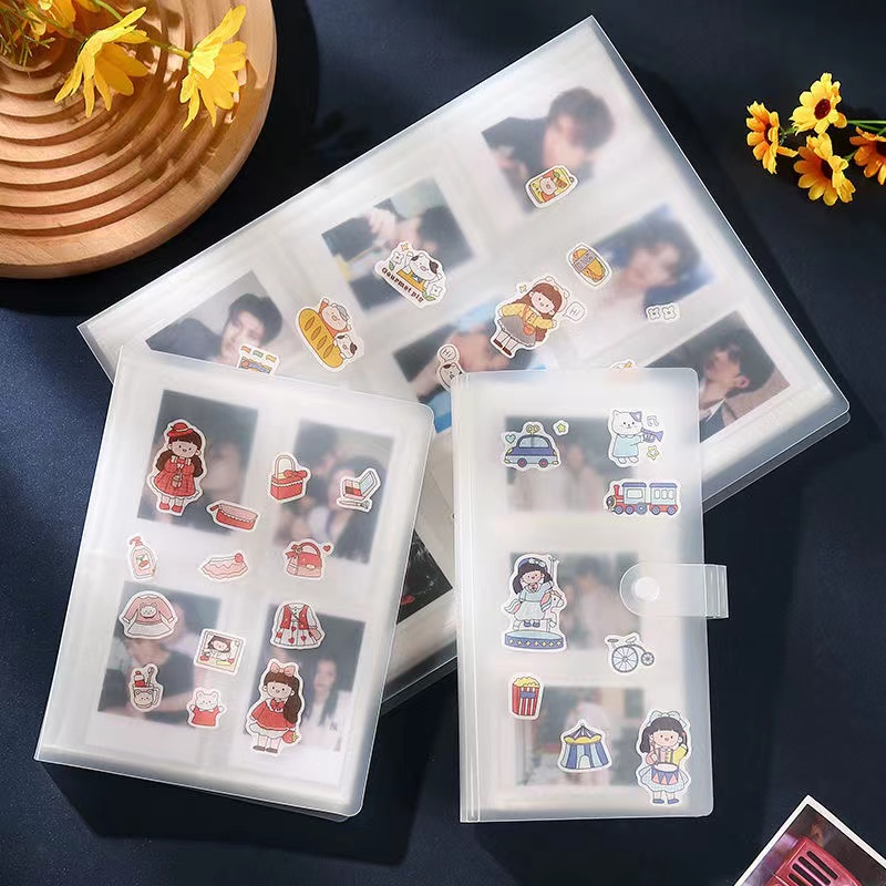 288/216/84 Grids Frosted Interstitial Photo Album Photocards Postcard ...
