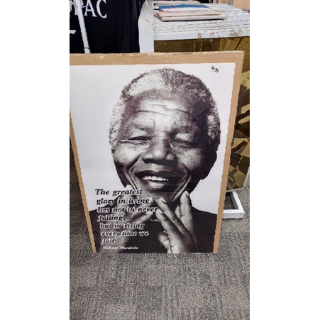 POSTER BIG SIZE NELSON MANDELA | Shopee Malaysia