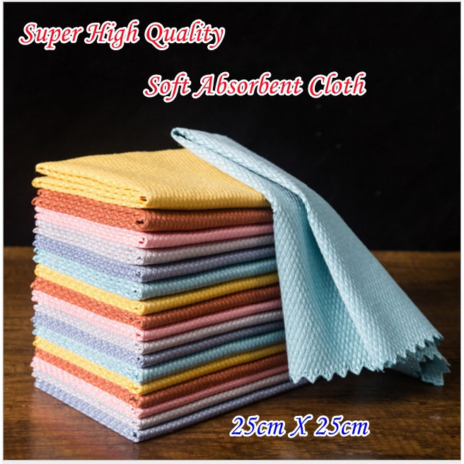 Super High Quality Soft Absorbent Wash Cloth Super Cleaning (4 size ) 擦 ...