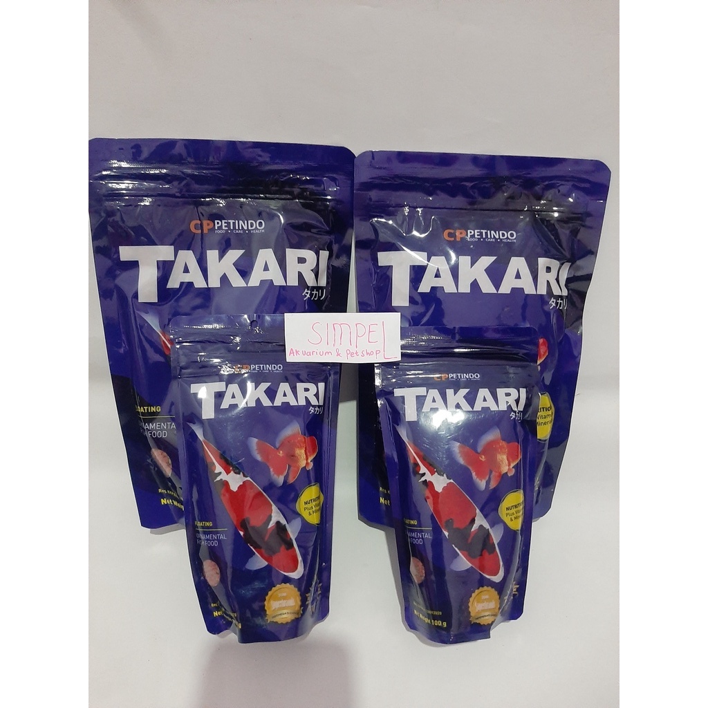 Takari Fish Food feed for all types of ornamental Fish 100gr / 250gr ...