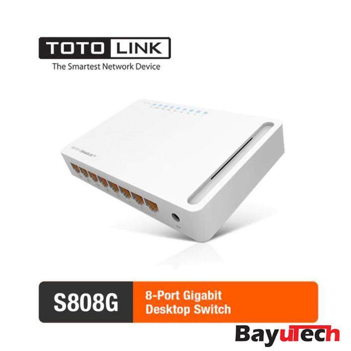 TOTOLINK S808G 8-Port Switch 10/100/1000Mbps Gigabit Desktop Switch ...