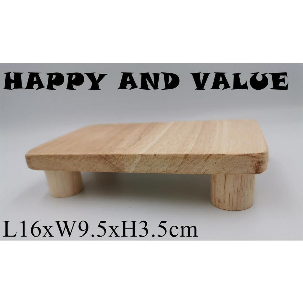 Mini Wood Board With Stand Multipurpose Use ( Round / Rectangle ...