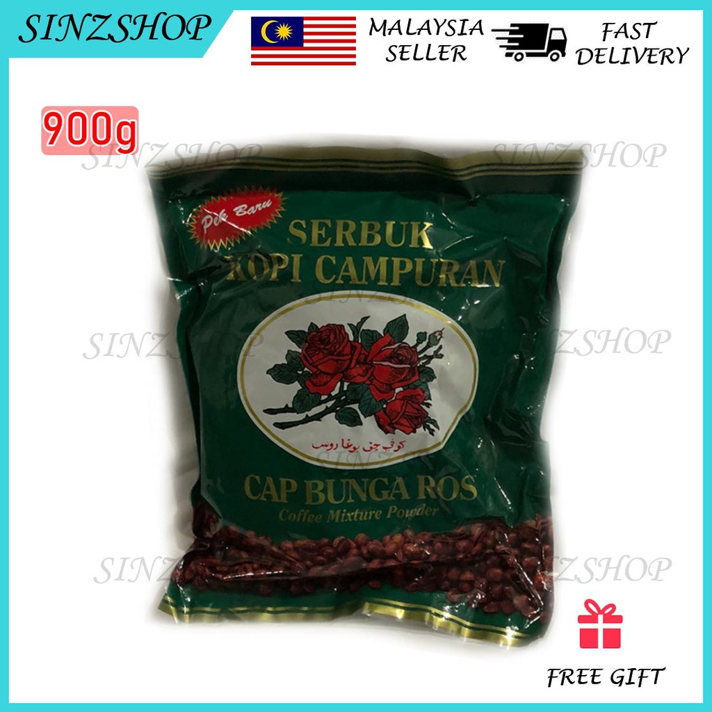 Cap BUNGA ROS Serbuk Kopi Campuran 800g Kasar Product Malaysia ...