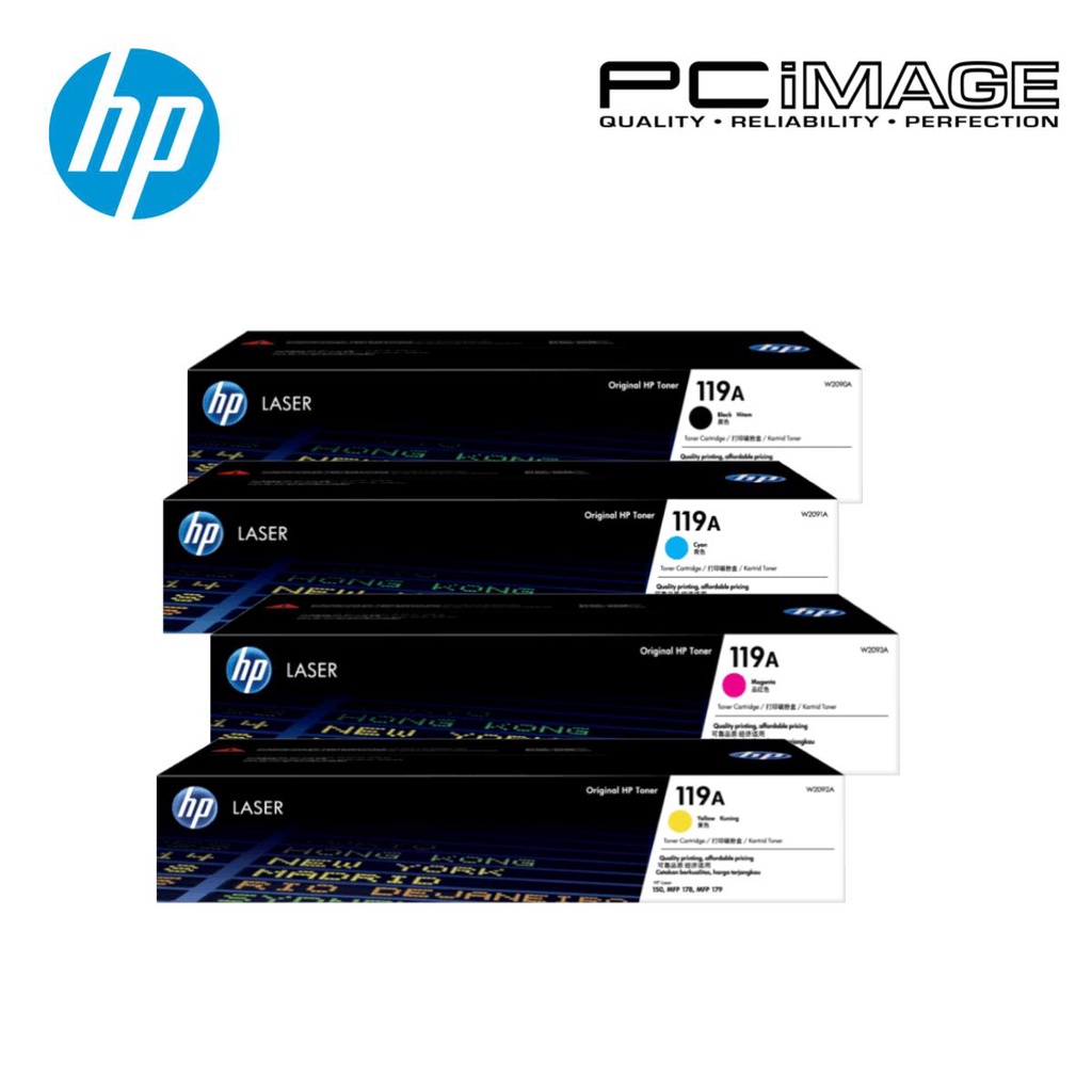HP 119A Original Laser Toner Cartridge W2090A/W2091A/W2092A/W2093A ...