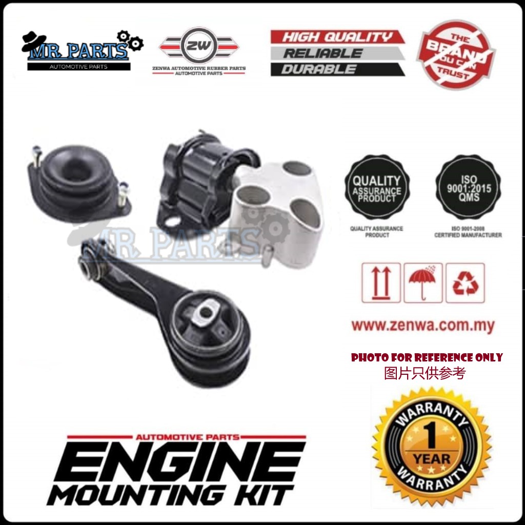PROTON SAVVY ENGINE MOUNTING KIT SET (ZW) | Shopee Malaysia