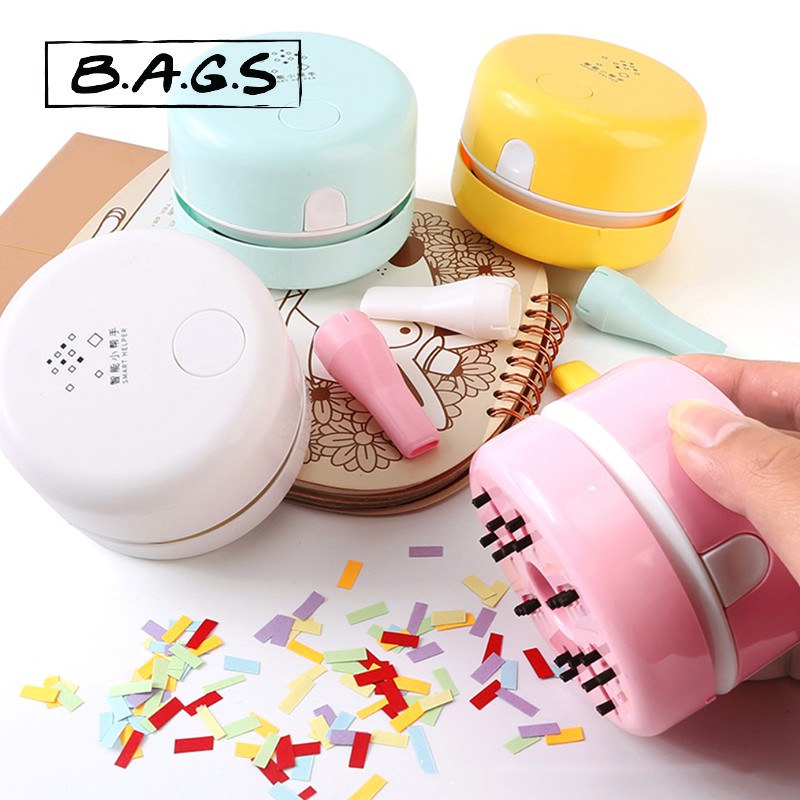 TheBags Mini Desktop Vacuum Cleaner Handheld Cordless Tabletop Vacuum ...