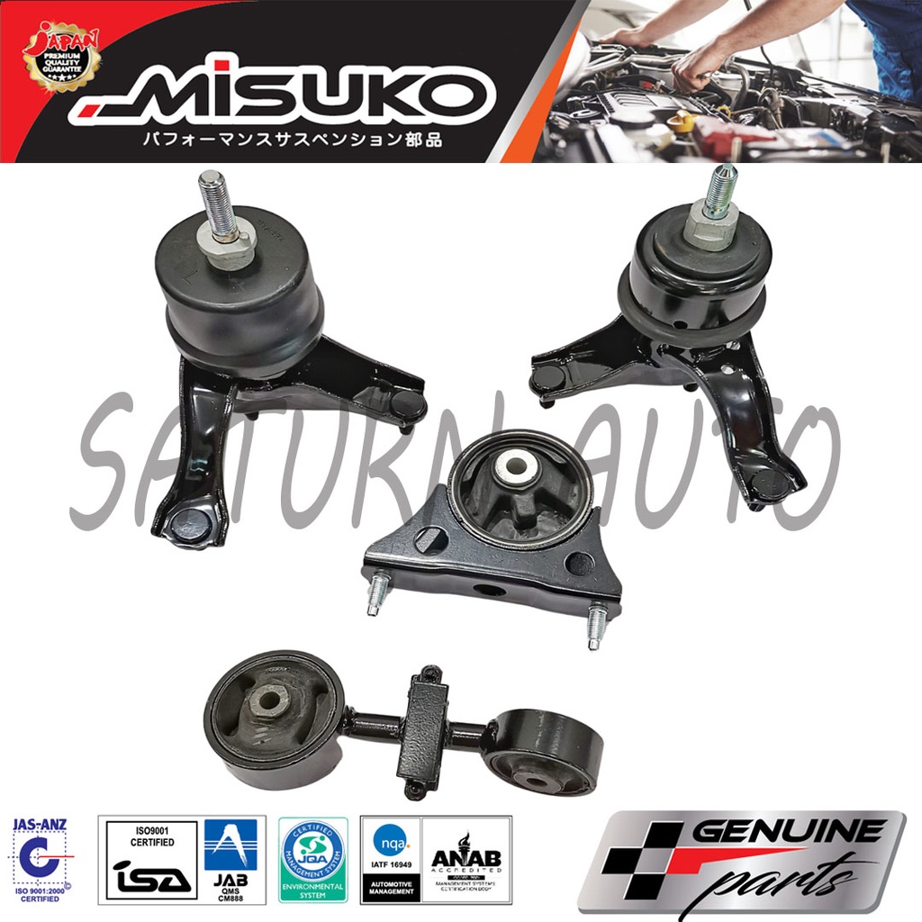 TOYOTA HARRIER ACU30 ENGINE MOUNTING KIT SET BRAND MISUKO 1 SET 4PCS ...
