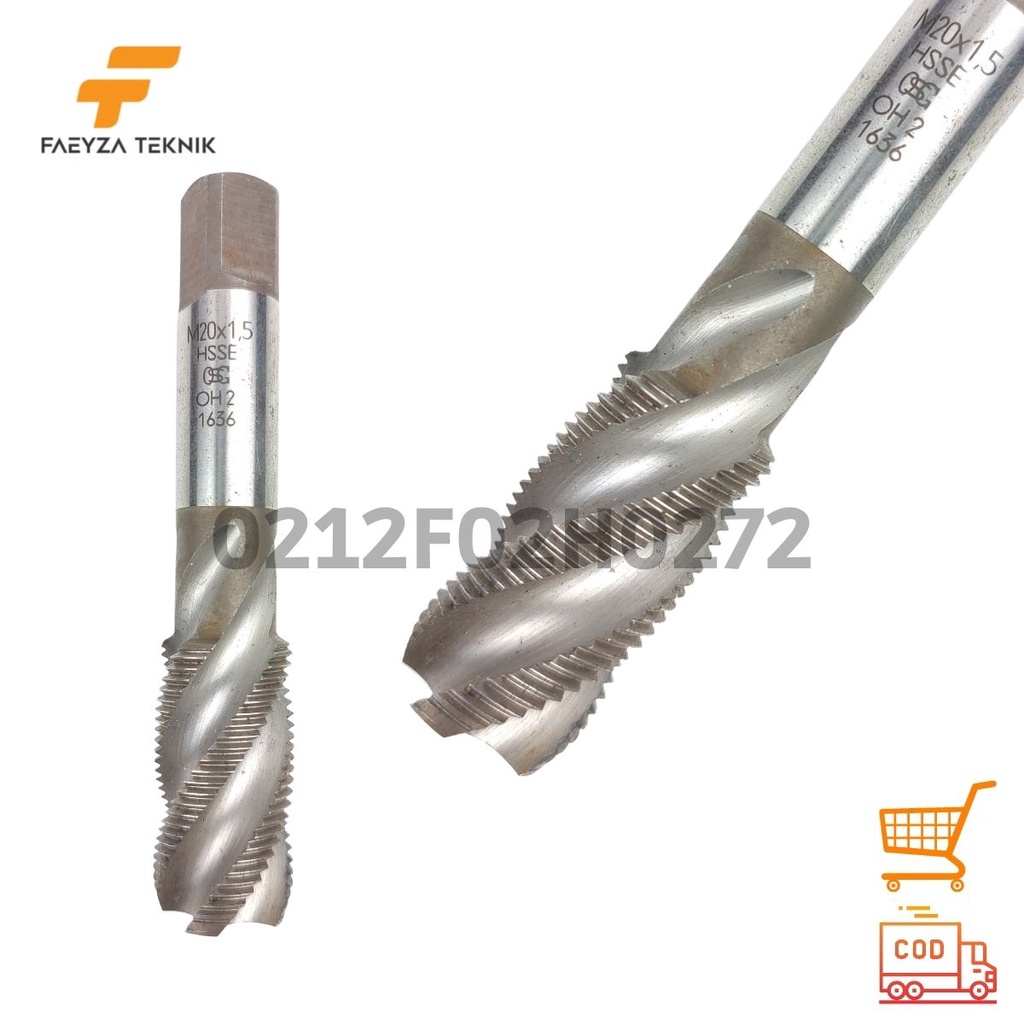 MESIN M20 x 1.5 spiral osg hand tap Machine Not yamawa | Shopee Malaysia