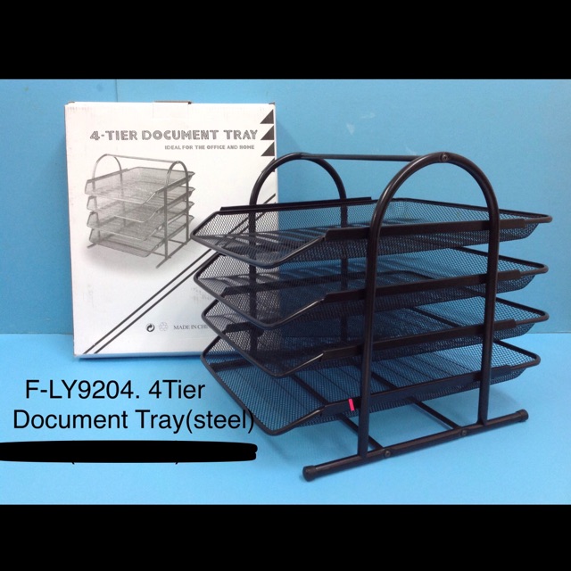 Document tray 4 tier | Shopee Malaysia