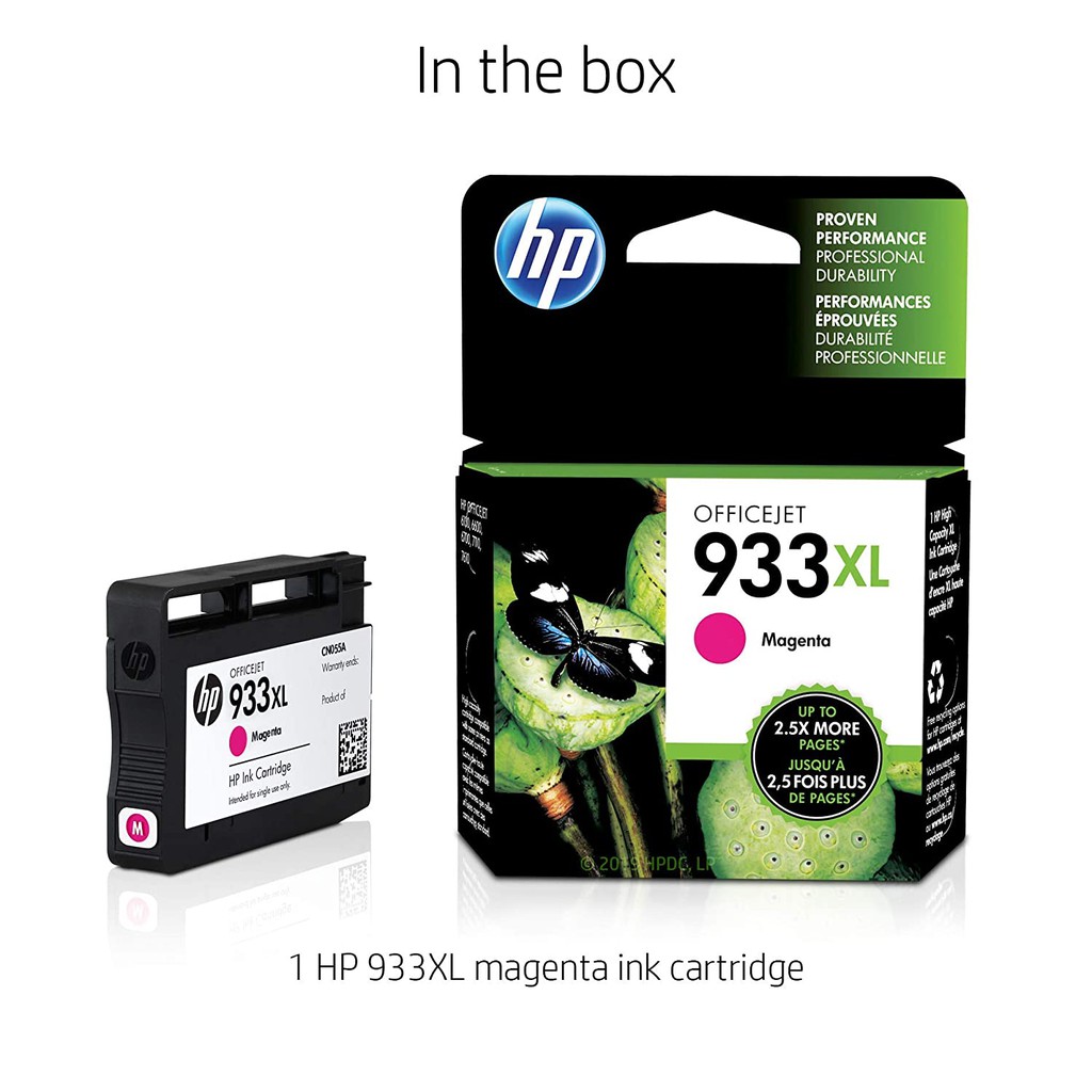 HP 932XL/933XL High Yield Black/Cyan/Yellow/Magenta Original Ink ...