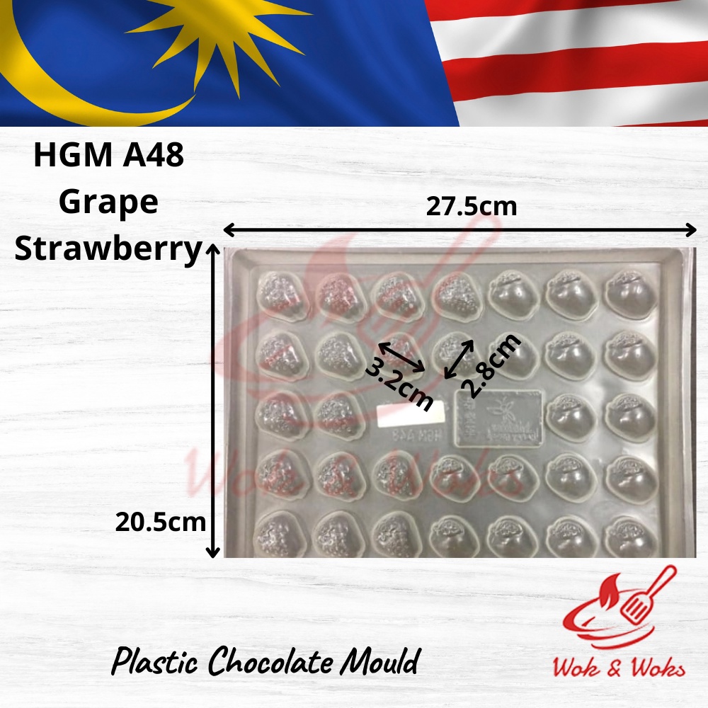 Plastic Chocolate Mould / Acuan Coklat Plastik | Shopee Malaysia