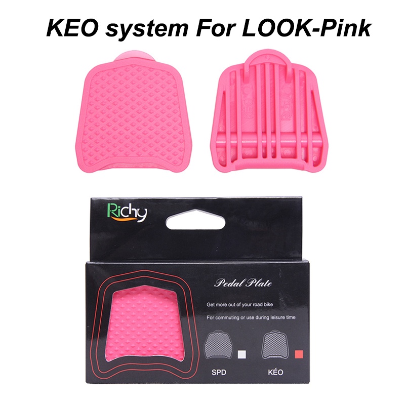 Richy Road Bicycle Pedal Converter KEO/SPD Self-locking Pedal Adapters ...