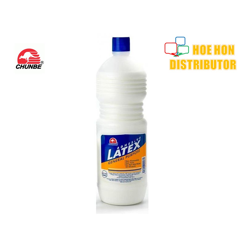 Chunbe Adhesive Latex White Glue 1000ml 1L General Purpose Gam Putih LT ...