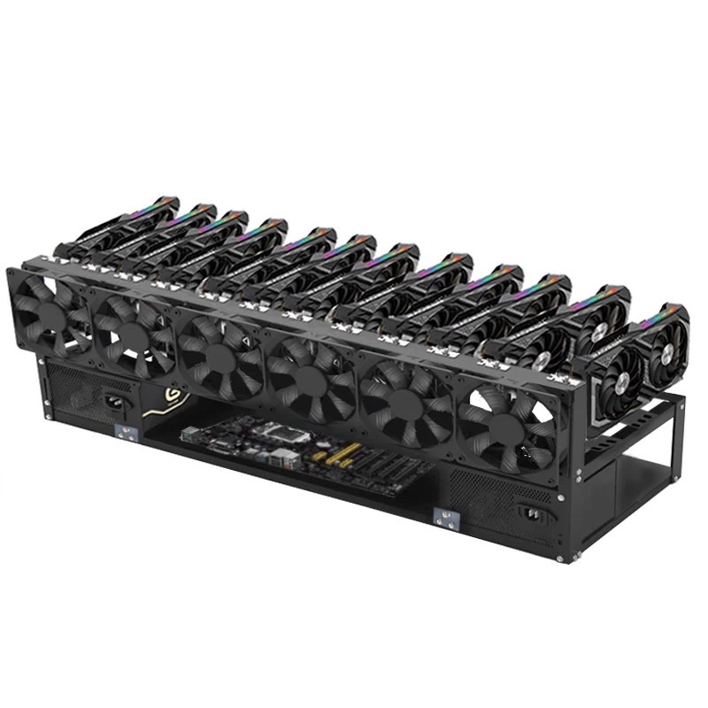 {ReadyStock} 12 GPU MINING Frame Rig Open Rack eth | Shopee Malaysia