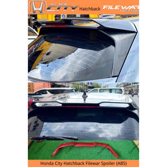 Honda City hatchback Spoiler Filewar Spoiler material ABS good fitting ...