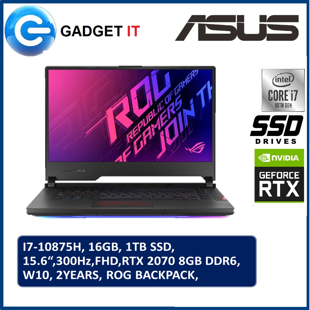 ASUS ROG STRIX SCAR 15 G532L-WSHF083T GAMING LAPTOP (I7-10875H,16GB,1TB ...