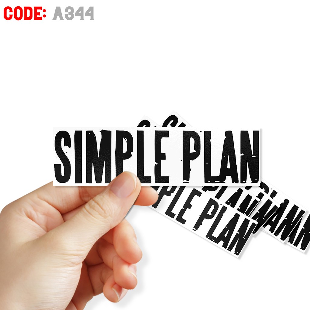 Sticker Band (18) Scorpions, Simple Plan, Skinhead, Slayer, Sleeping ...