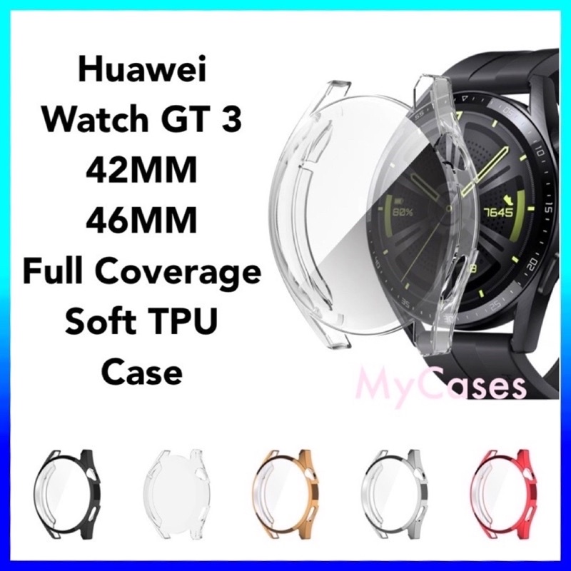 Huawei Watch GT3 42MM GT3 46MM Full Coverage Soft Tpu Protector Case GT ...