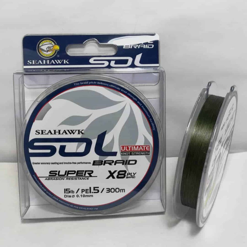ORIGINAL SEAHAWK SOL X8 BRAIDED LINE(300M) | Shopee Malaysia