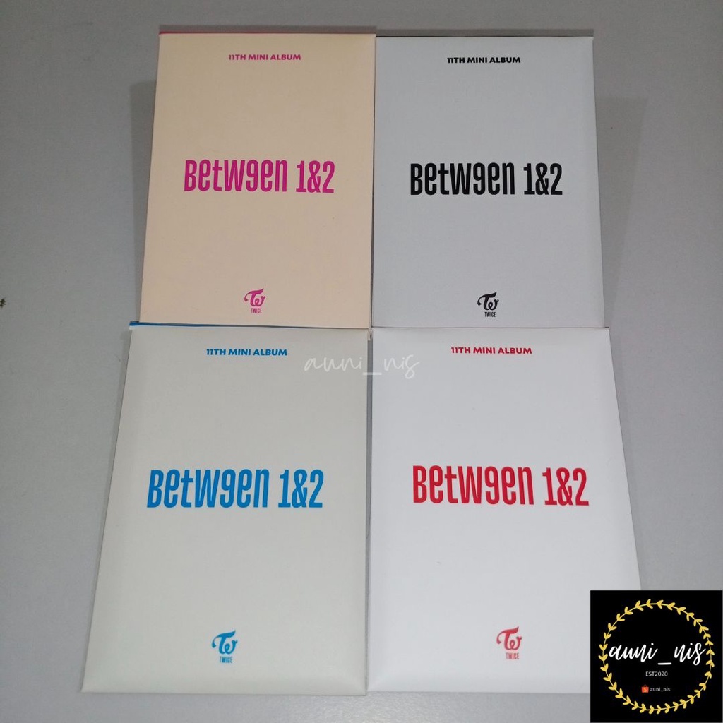 TWICE 11TH MINI ALBUM "BETWEEN 1&2" Official POB photocard pc (Set / Member Set) | Shopee Malaysia