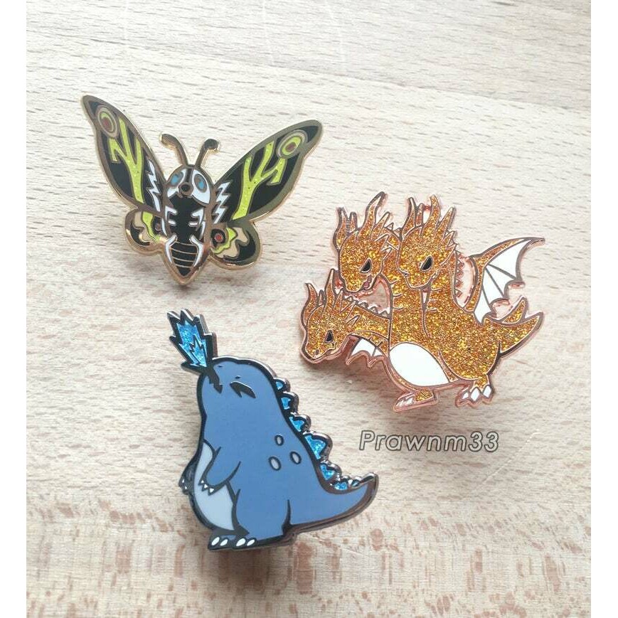 Godzilla : King of Monsters Enamel Pins | Shopee Malaysia