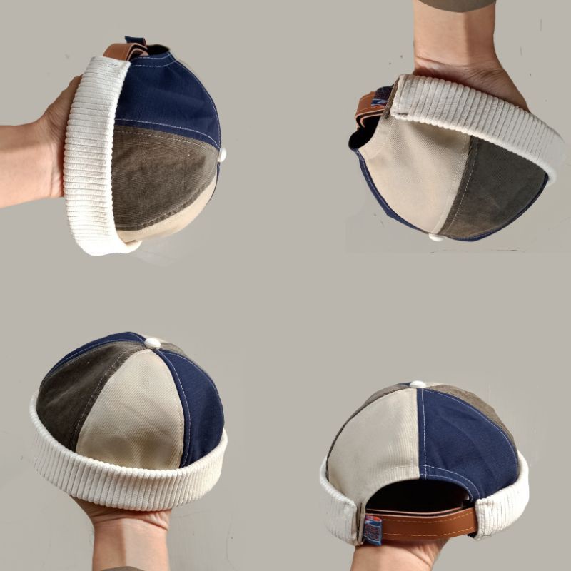 HIJAU Miki hat peci mikihat softcolor navy cream whitearmy green bone ...