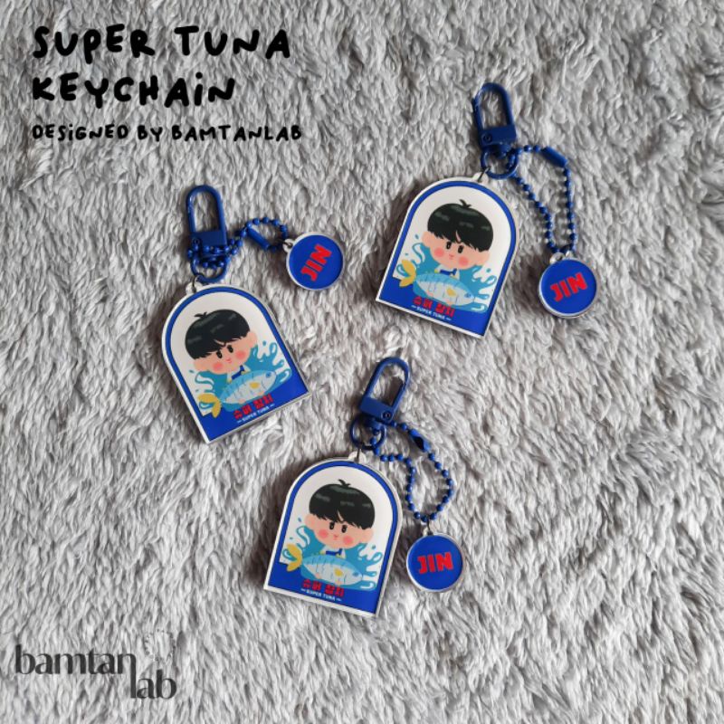GANTUNGAN Super TUNA KEYCHAIN (designed by @bamtanlab) / SUPER TUNA BTS ...