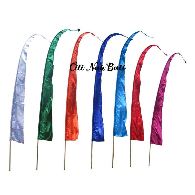 Plain Balinese Flag Pennant 3-4 Meters | Shopee Malaysia