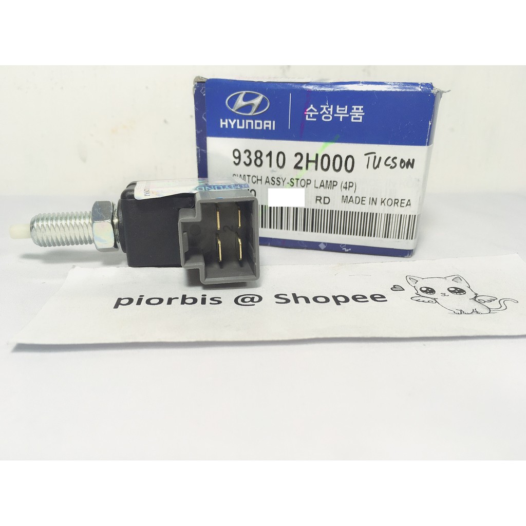 HYUNDAI TUCSON BRAKE SWITCH STOP LAMP 4 PIN 93810 2H000 | Shopee Malaysia
