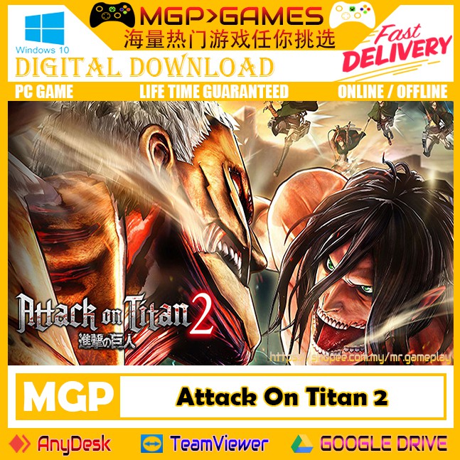 Attack On Titan 2 / PC GAME / GAMING / OFFLINE / ALL DLC / SINGLE ...
