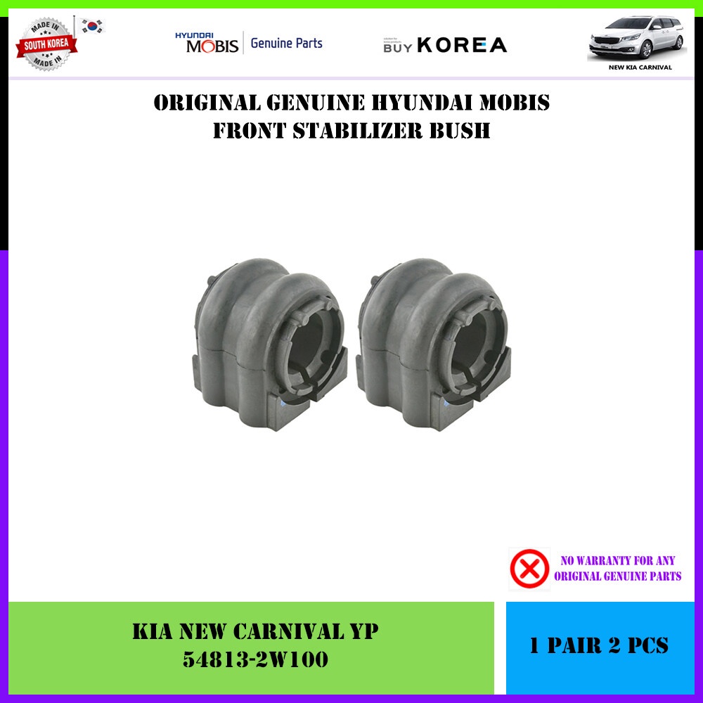 Kia New Carnival YP Genuine Hyundai Mobis Front Stabilizer Bush 2pcs ...