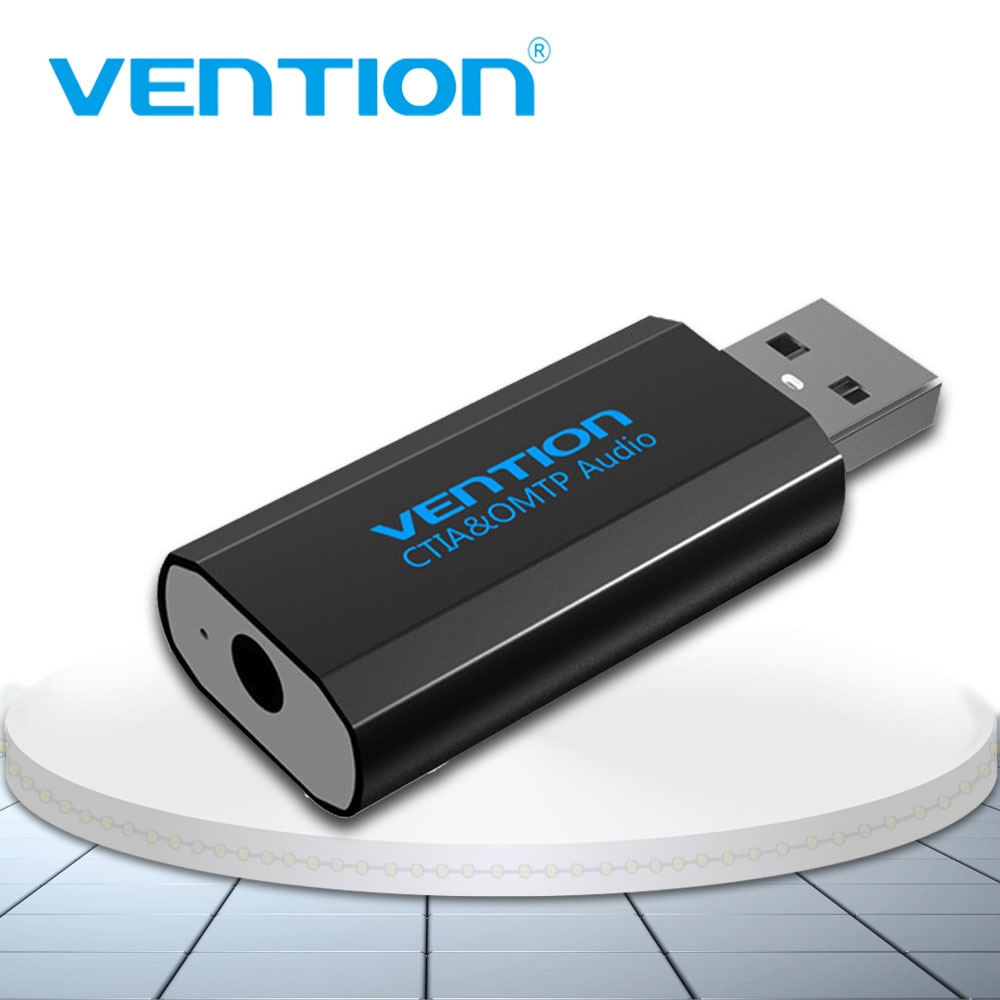 Vention USB External Sound Card USB To AUX Jack 3.5mm Earphone Adapter ...