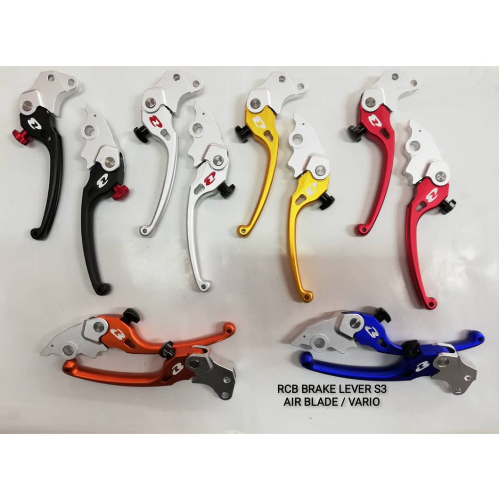 RCB ALLOY LEVER S3 HONDA VARIO/HONDA AIR BLADE ORIGINAL RACING BOY ...
