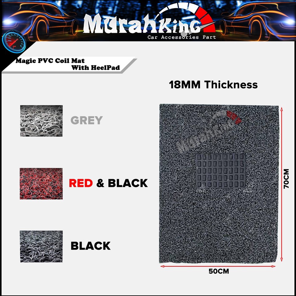 Universal Driver Side Magic Mat Coil Mat Carpet Karpet Floor Mat Anti ...