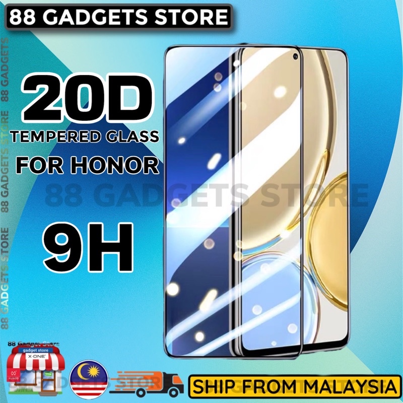 Honor X7b / X8b / X9 5G / X9 4G / X8 / X7a / X7 / V30 / V20 / View 20 20D Curve Premium Tempered ...