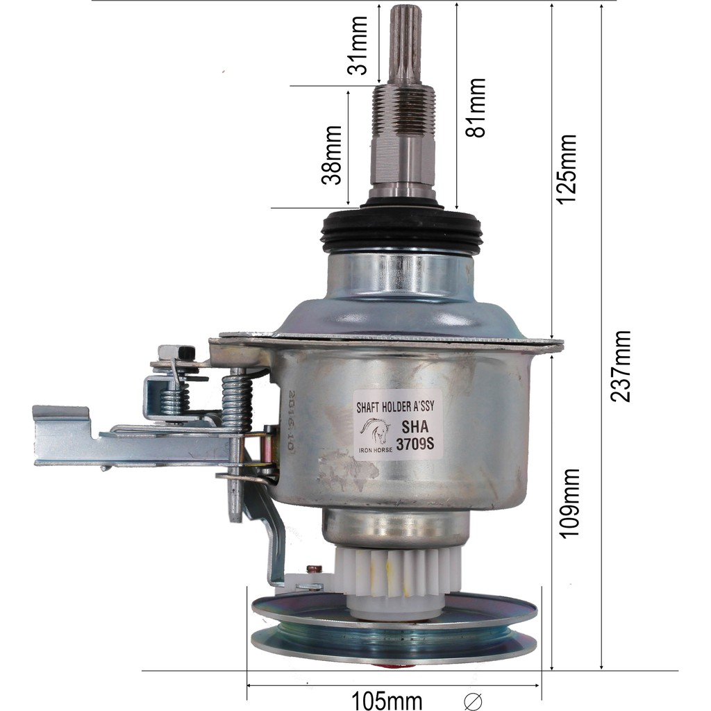 LG WF-HF125GP Washing Machine Mechanism Gearbox (Single Gear) | Shopee ...