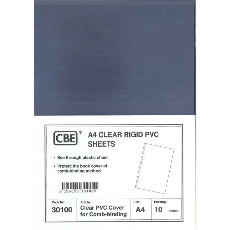 CBE PLASTIK KULIT BUKU A4 / CLEAR RIGID PVC SHEETS 10 PCS | Shopee Malaysia