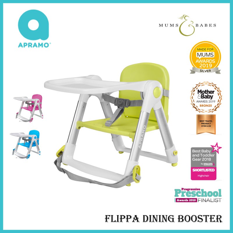 APRAMO FLIPPA DINING BOOSTER - LIME / PINK / BLUE | Shopee Malaysia