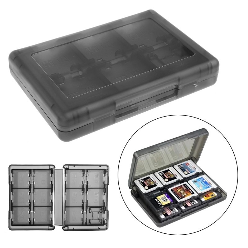 28 in 1 Game Card Case Holder Cartridge Storage Box for Nintendo DS 3DS ...