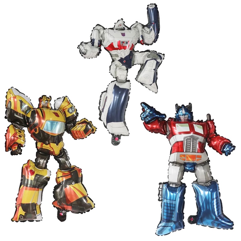 74*53cm Deformed Foil Balloons Blue Red Yellow Bee Balloons Happy ...