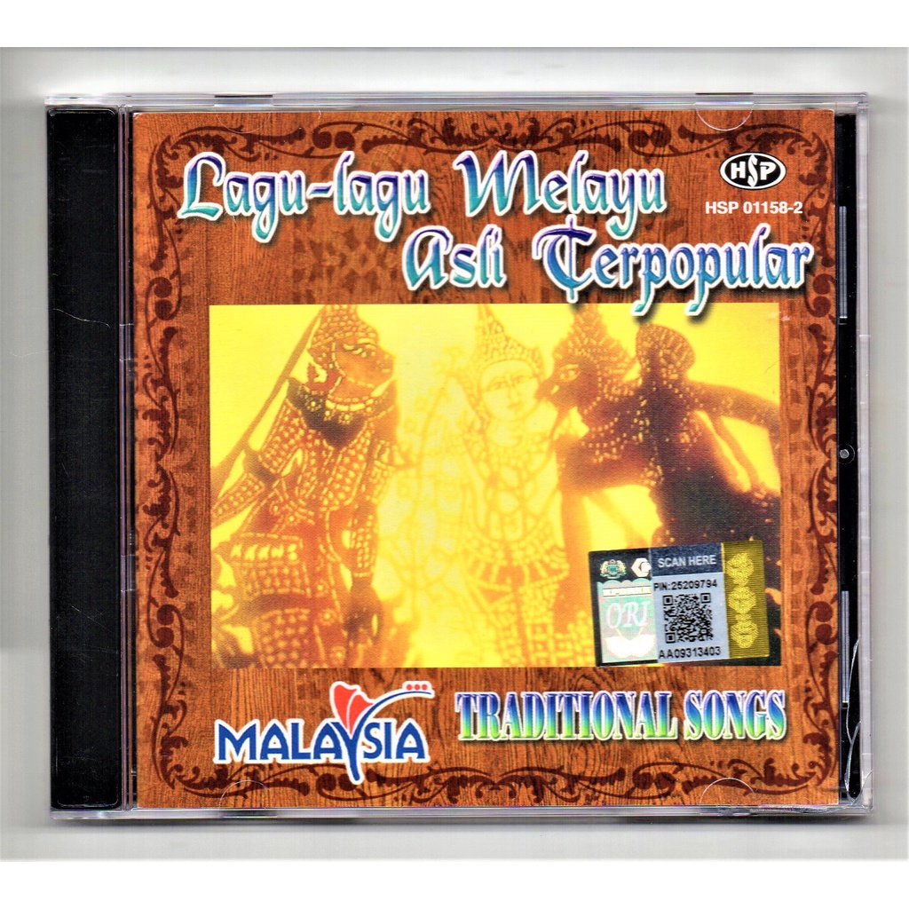 Lagu-Lagu Melayu Asli Terpopular Traditional Songs ( CD )[ S.M.Salim ...