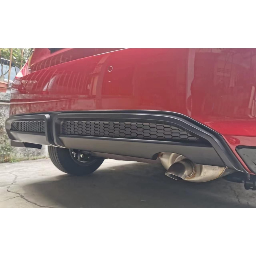 HONDA CITY HATCHBACK 2022 RS REAR DIFFUSER PP BODYKIT WITH MATT BLACK ...