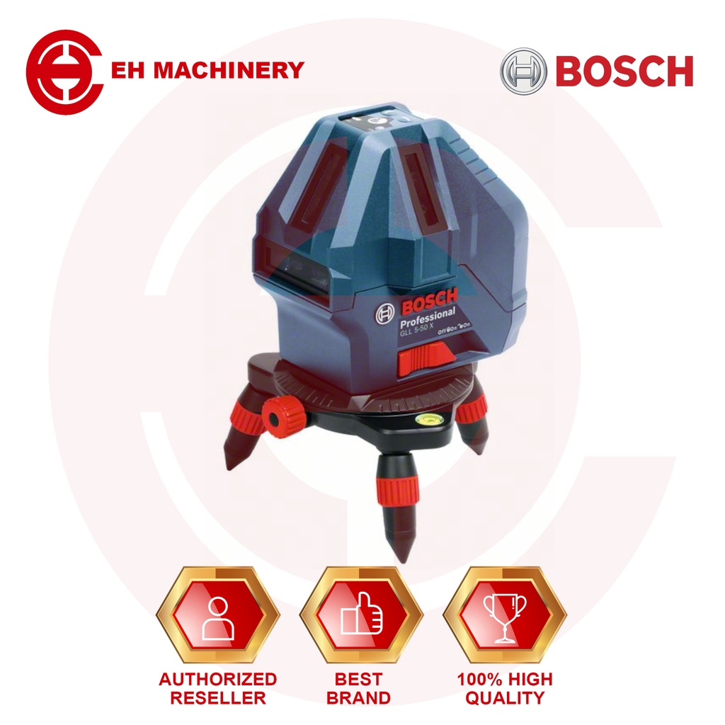 BOSCH LINE LASER GLL 50-50 X (KIT SET) | Shopee Malaysia