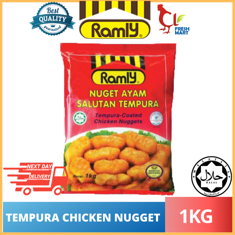 Ramly Tempura Chicken Nugget Ayam (1KG) | Shopee Malaysia